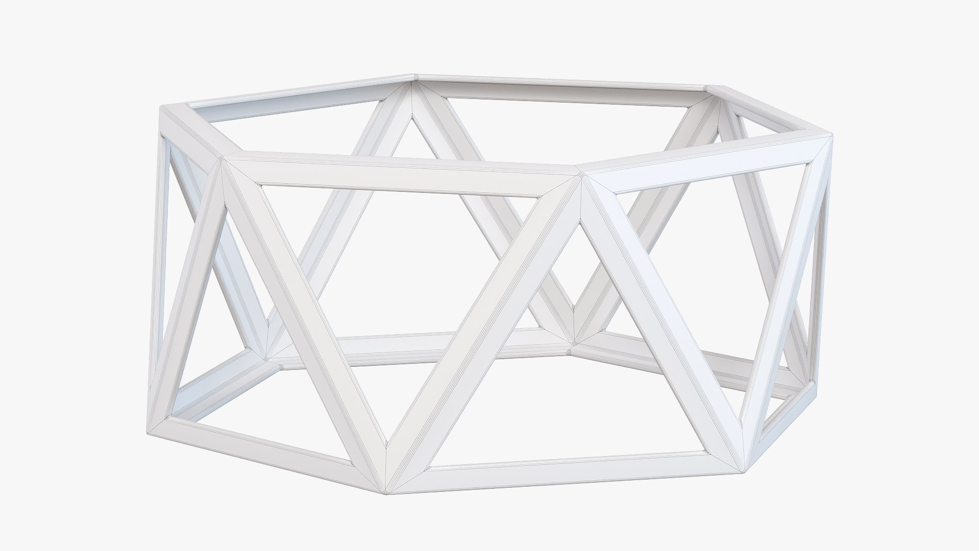 Hexagonal Antiprism 3D Model - TurboSquid 2207773