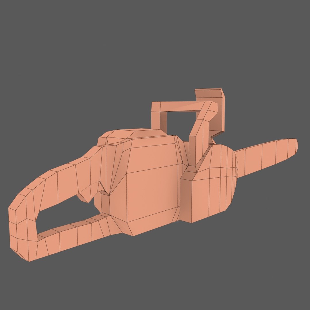 Brushless Chainsaw Kit Model - TurboSquid 1342951