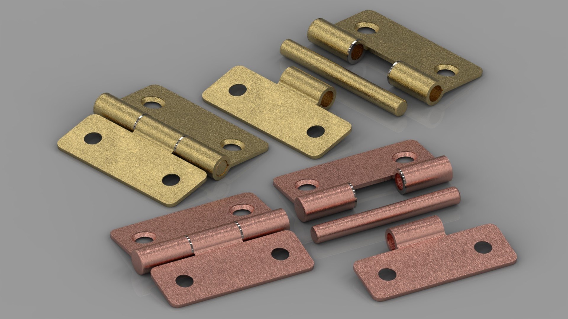 3D Door Hinge Model - TurboSquid 2095661
