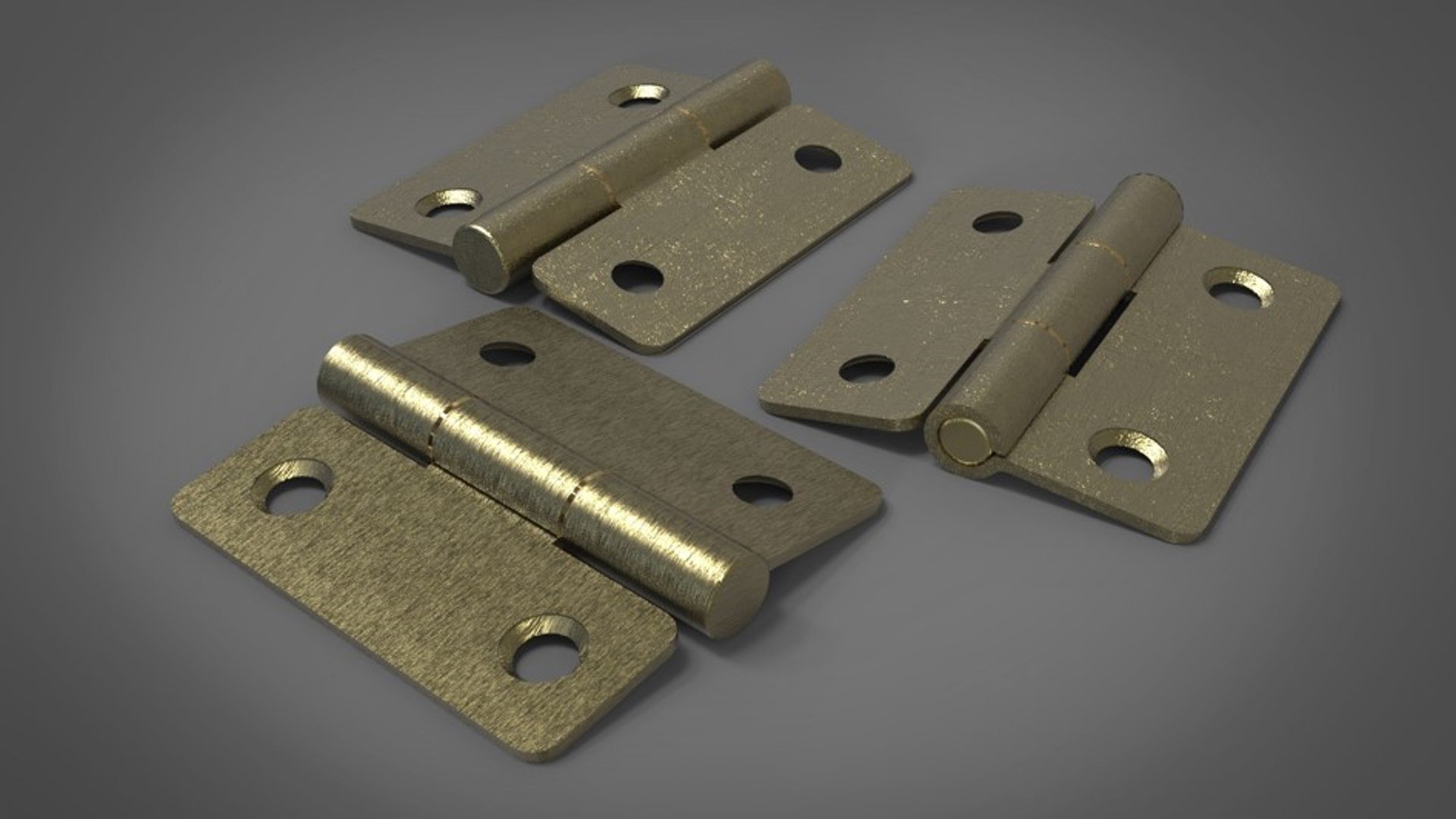 3D Door Hinge Model - TurboSquid 2095661