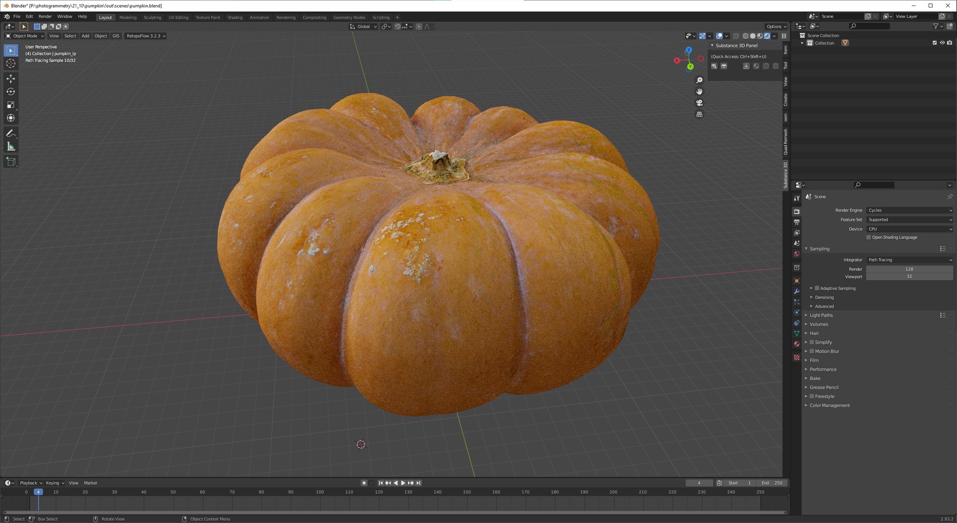 3D Pumpkin Model - TurboSquid 1806325