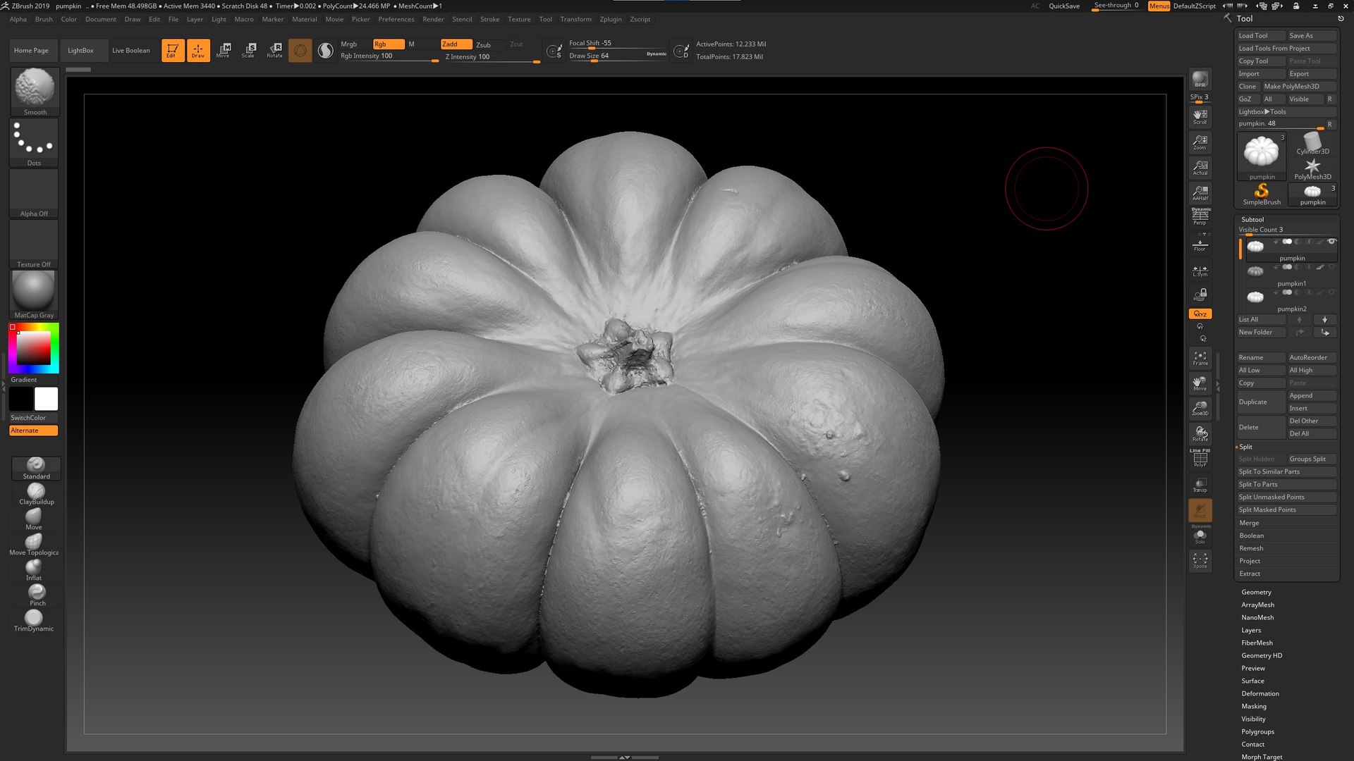 3D Pumpkin Model - TurboSquid 1806325