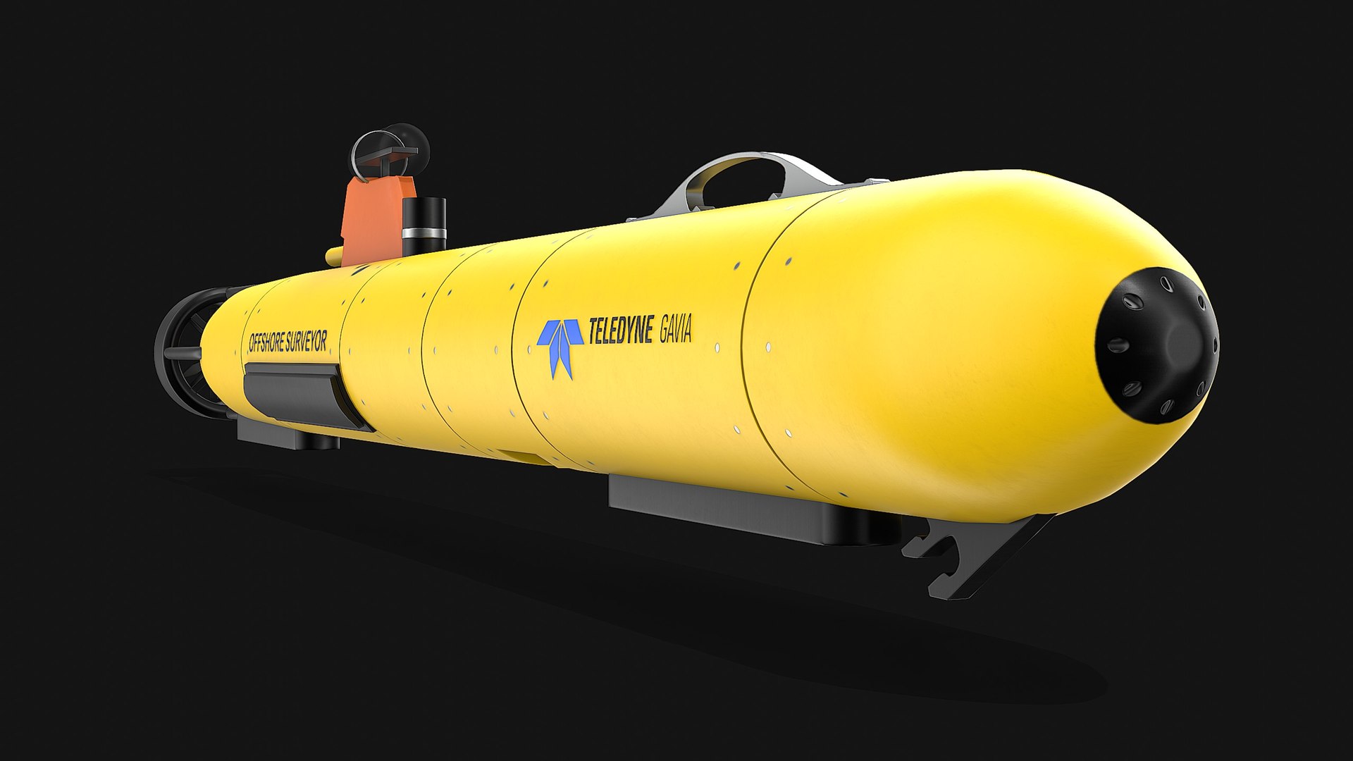 Gavia Autonomous Underwater Vehicle 3D Model - TurboSquid 2178497