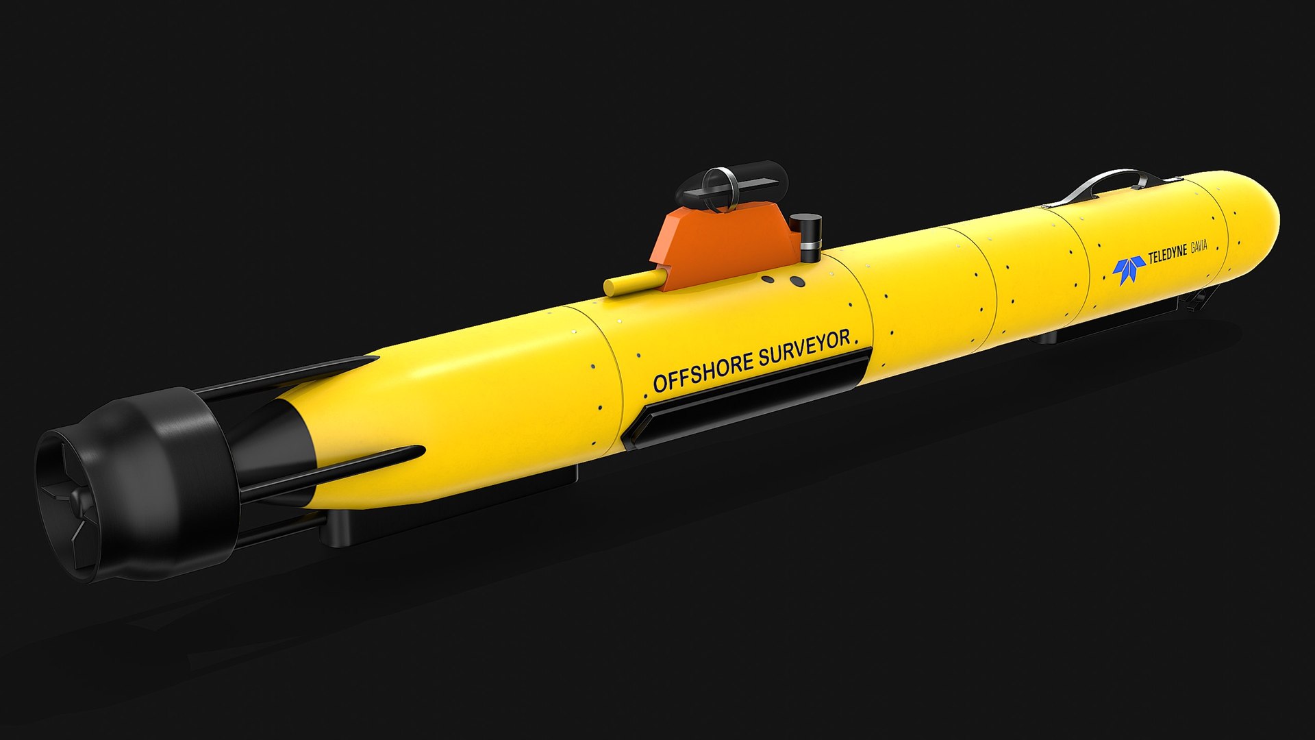 Gavia Autonomous Underwater Vehicle 3D Model - TurboSquid 2178497