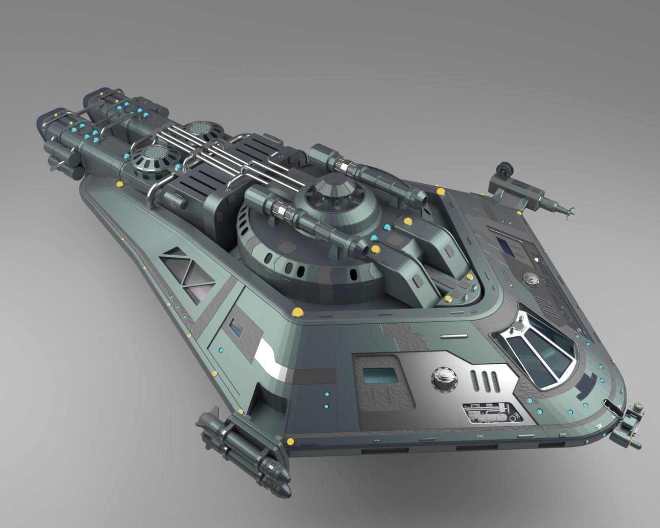 Free 3D Spaceship - TurboSquid 1268732