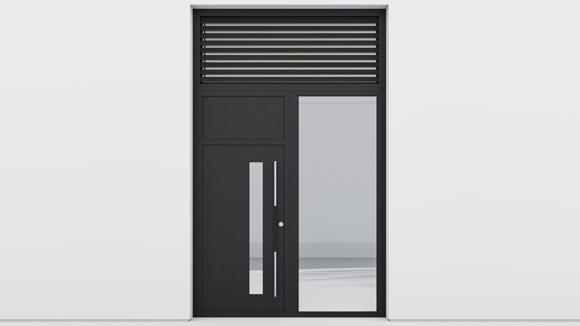 Aluminium Door 94 3D Model - TurboSquid 2021424