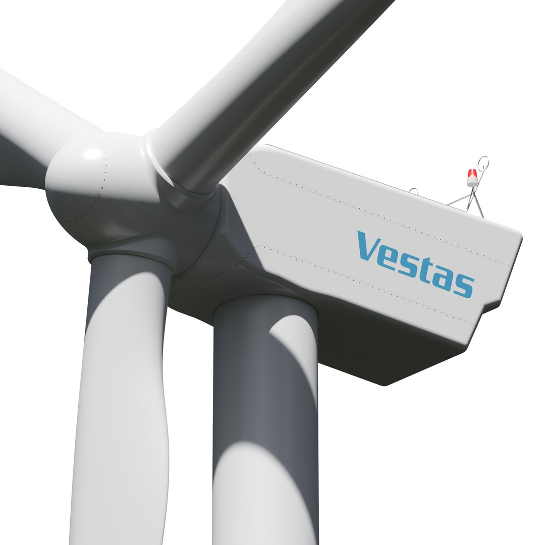 3D Wind Turbine Vestas Model - TurboSquid 2260438