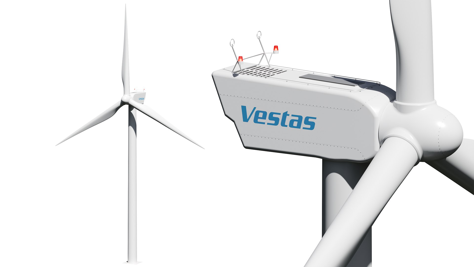 3D Wind Turbine Vestas Model - TurboSquid 2260438