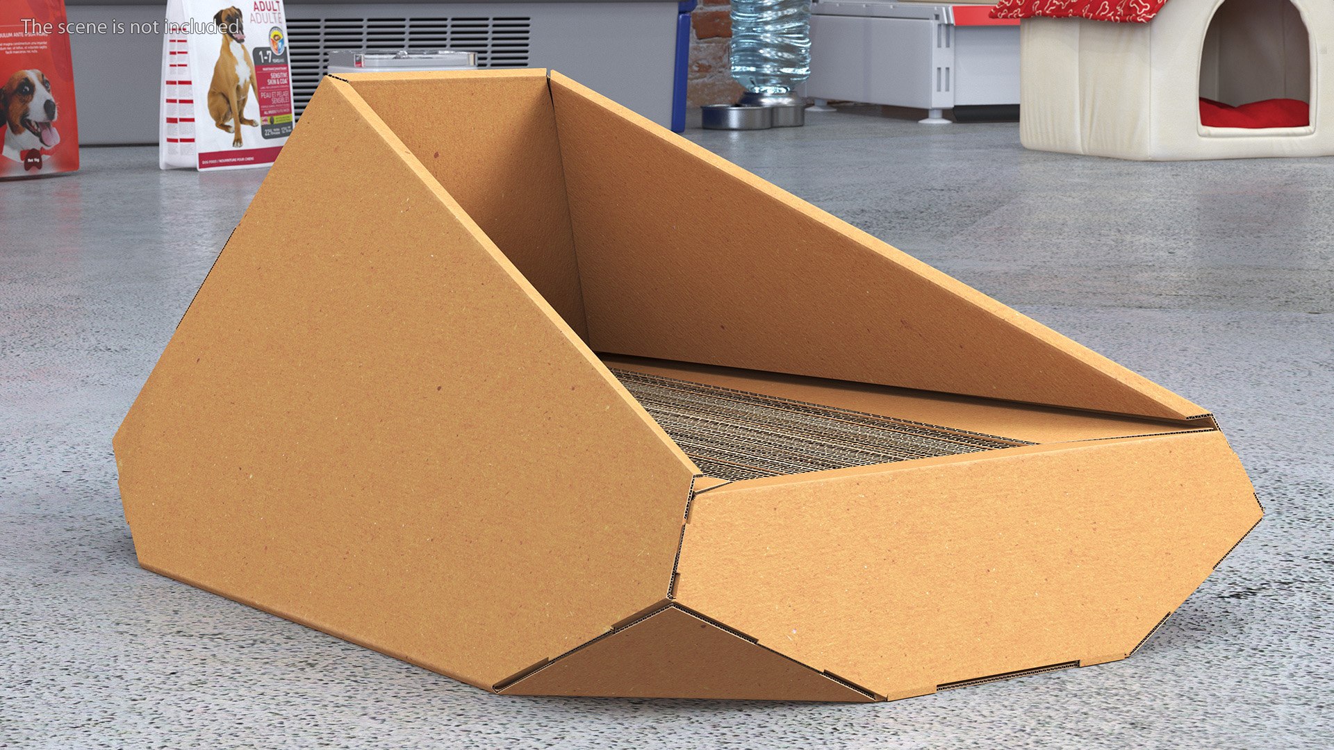 Futuristic Cardboard Cat Bed 3D - TurboSquid 2166921