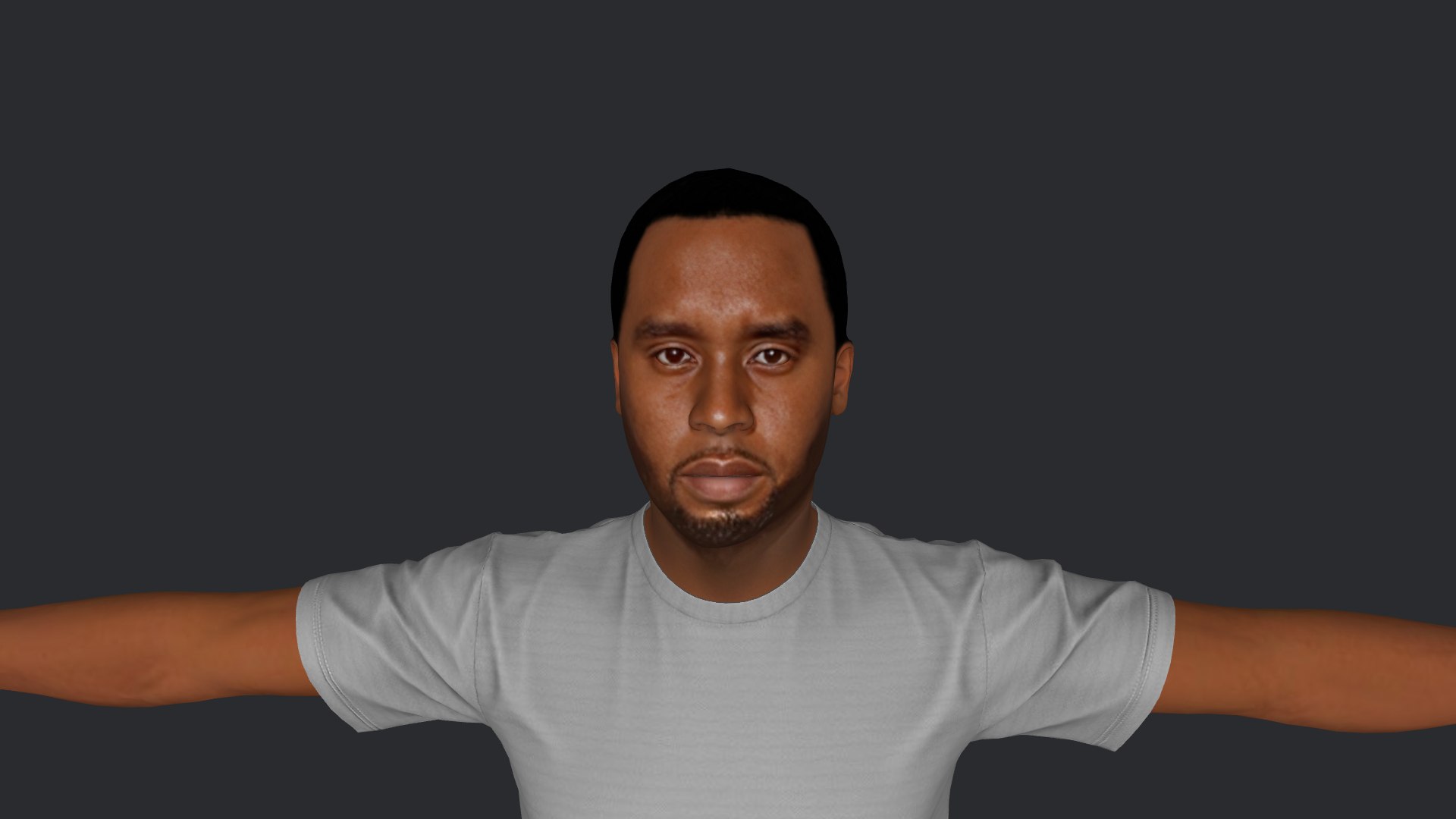 P Diddy Hyper Realistic Full Body Fully Rigged 3D Character 3D ...
