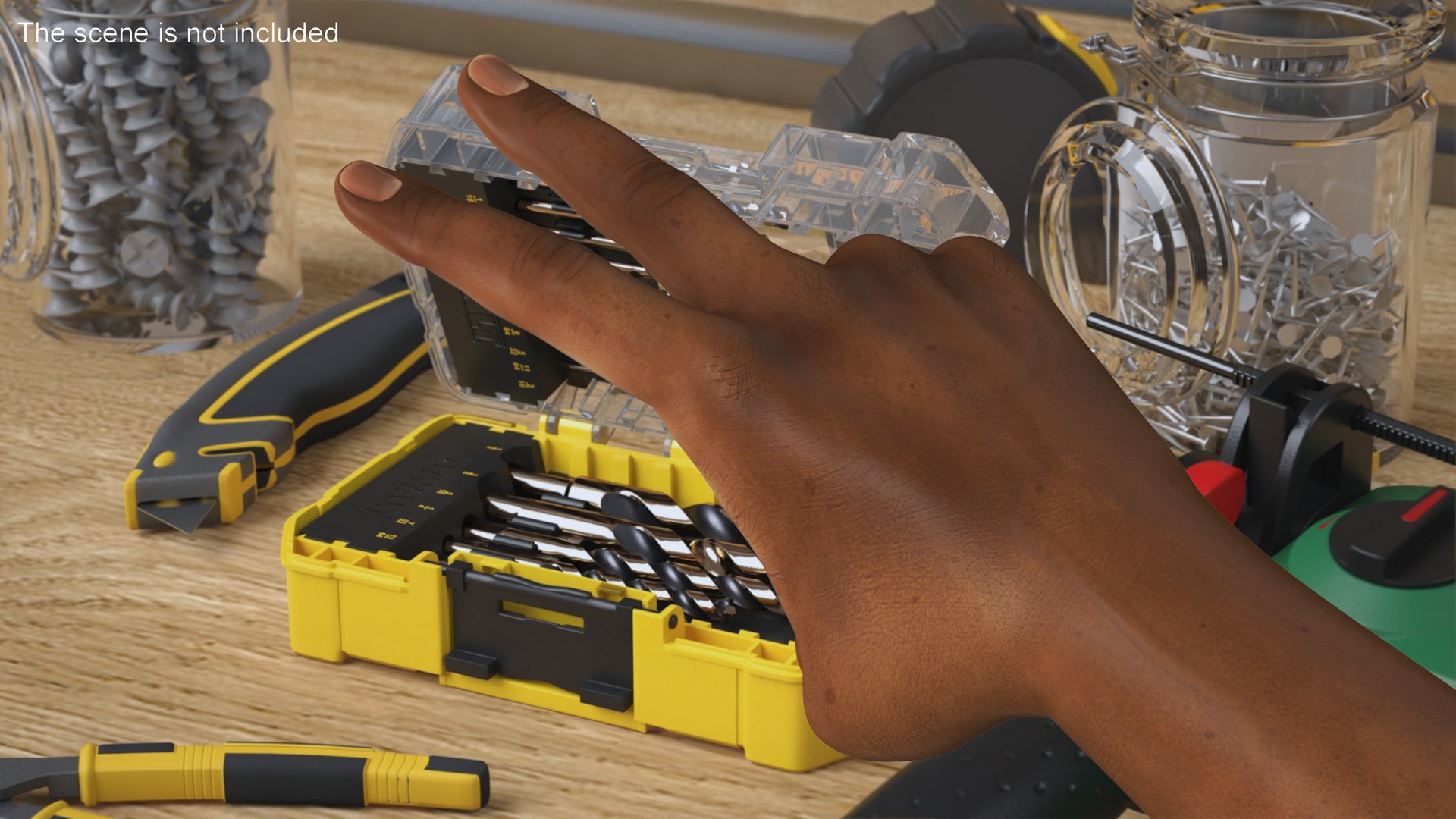 3D Afro American Male Victory Sign Pose - TurboSquid 2178311