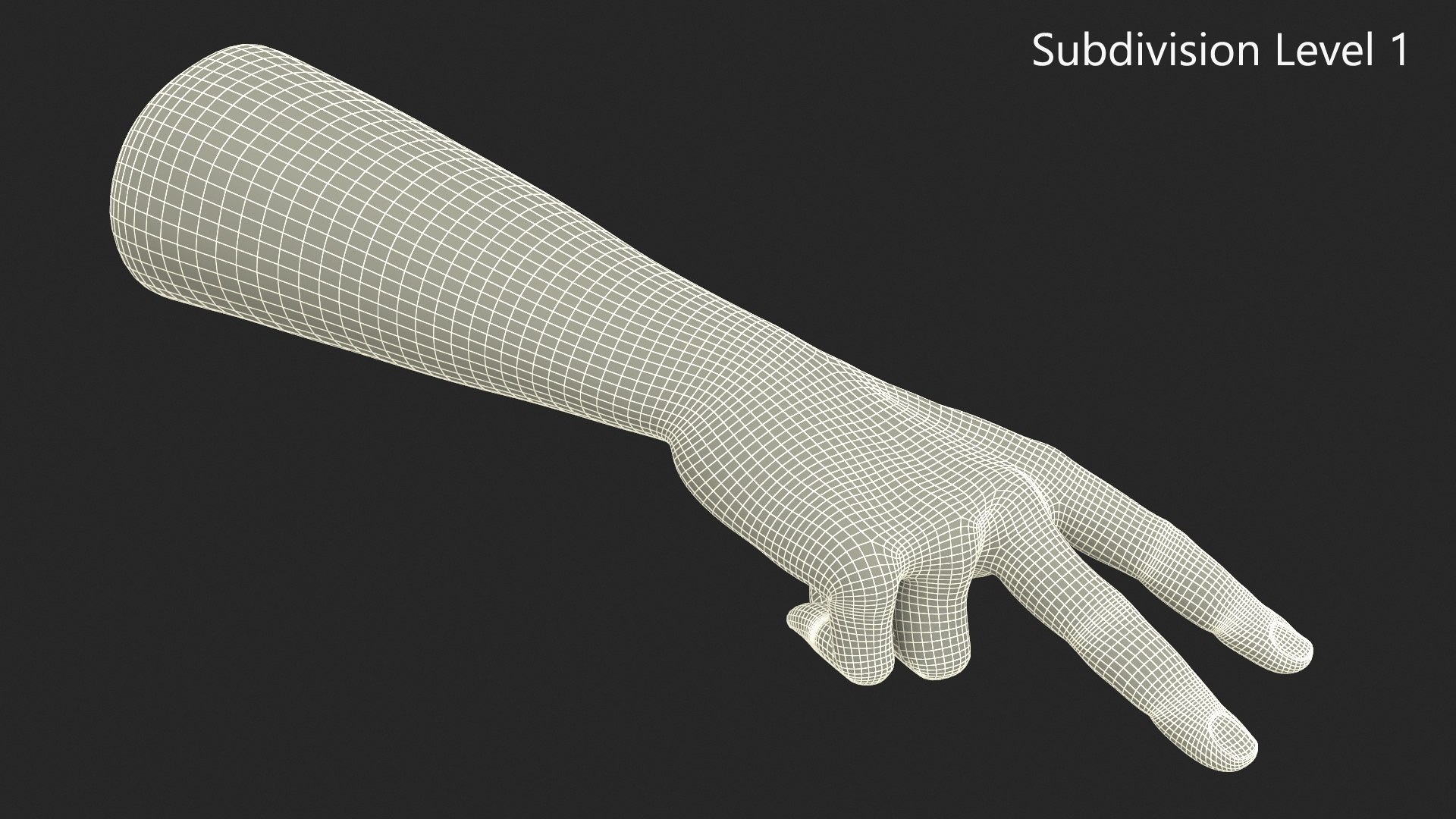 3D Afro American Male Victory Sign Pose - TurboSquid 2178311