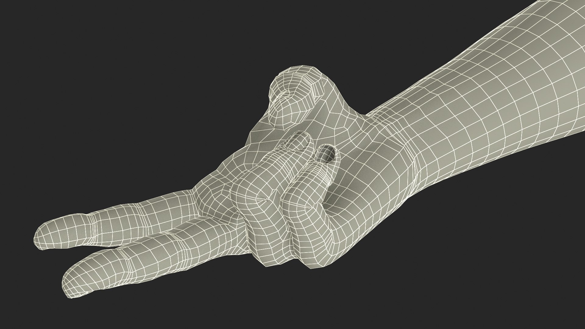 3D Afro American Male Victory Sign Pose - TurboSquid 2178311