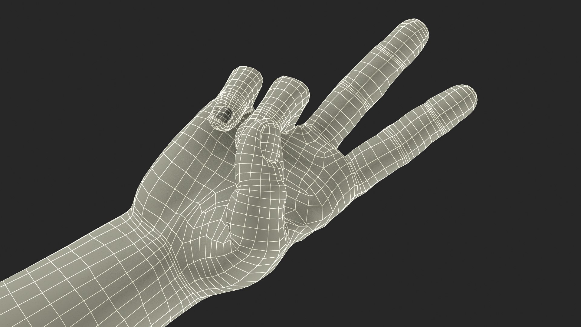 3D Afro American Male Victory Sign Pose - TurboSquid 2178311