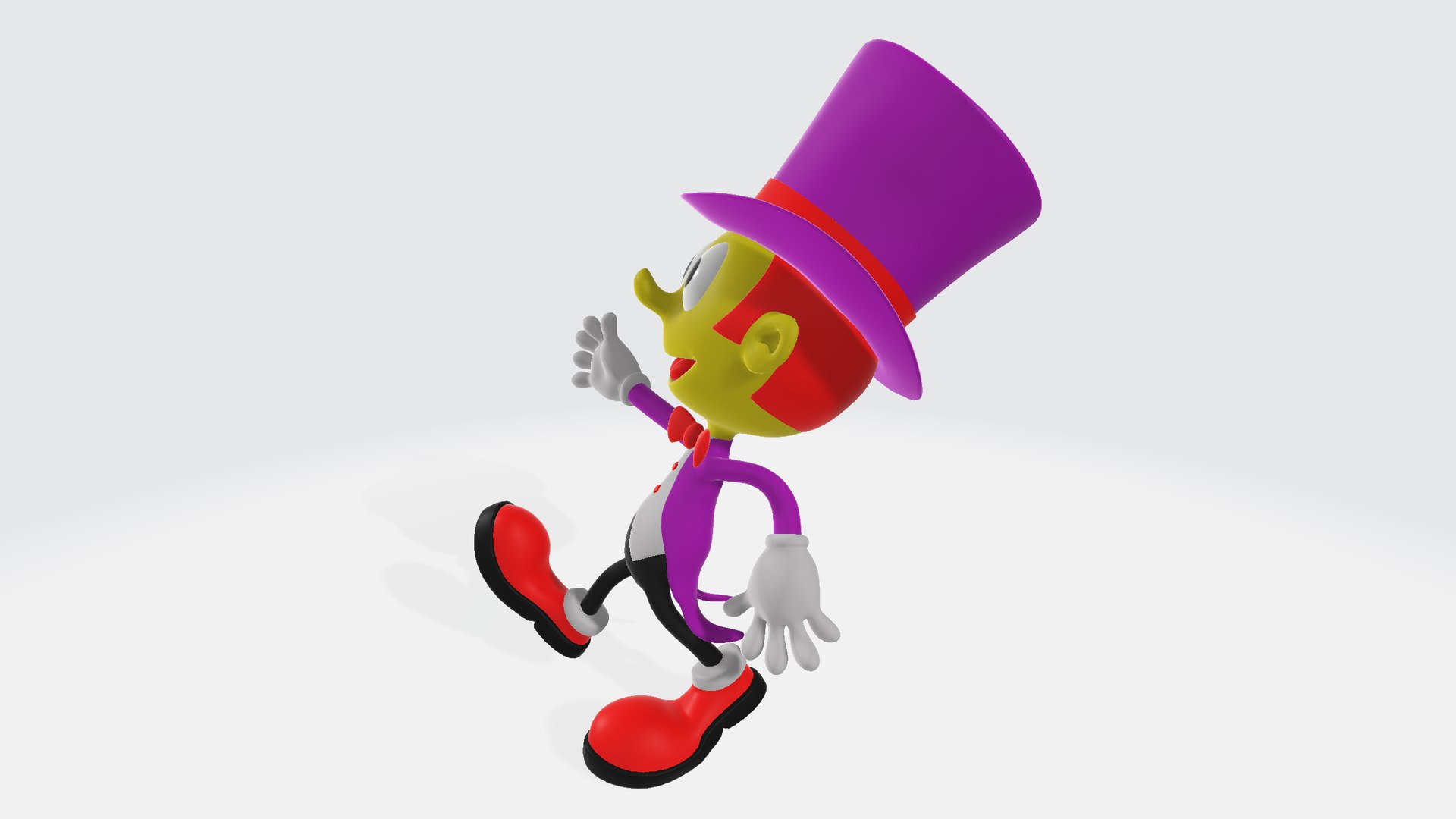 3D Vintage Cartoon Character - TurboSquid 2352668