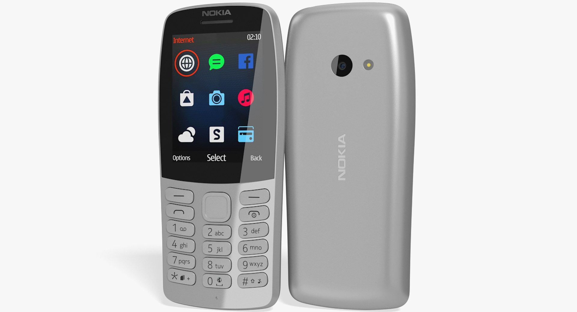 Realistic nokia 210 2019 model - TurboSquid 1395753