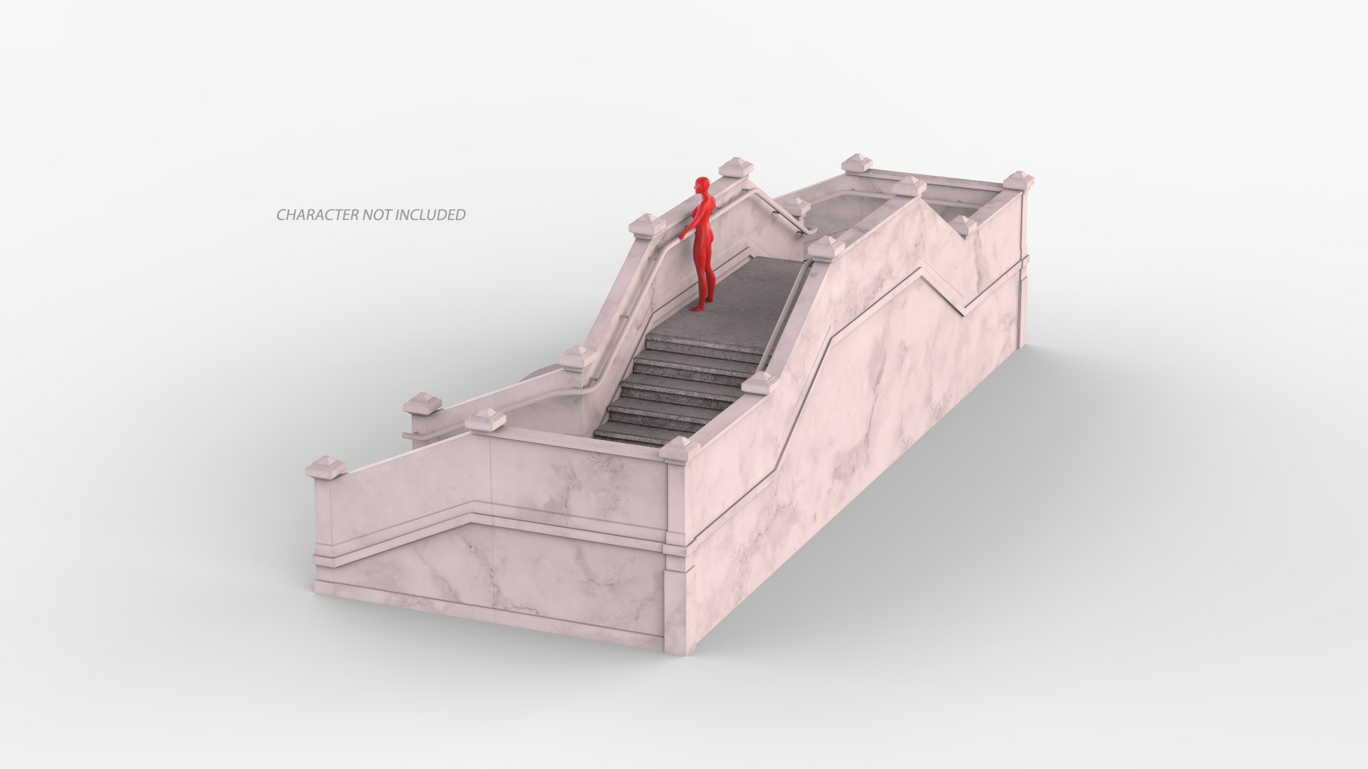 Castle Marble Staircase 3D Model - TurboSquid 2126971