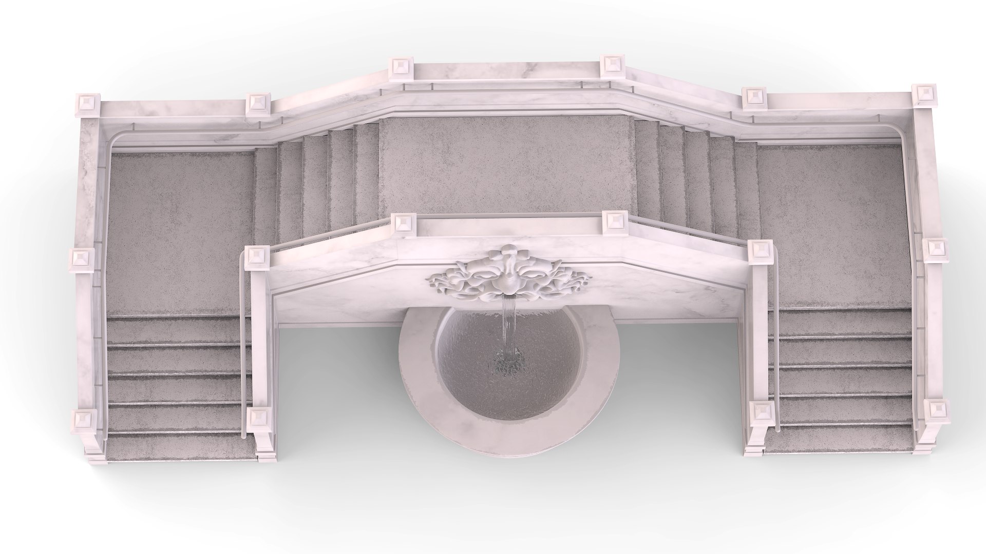 Castle Marble Staircase 3D Model - TurboSquid 2126971