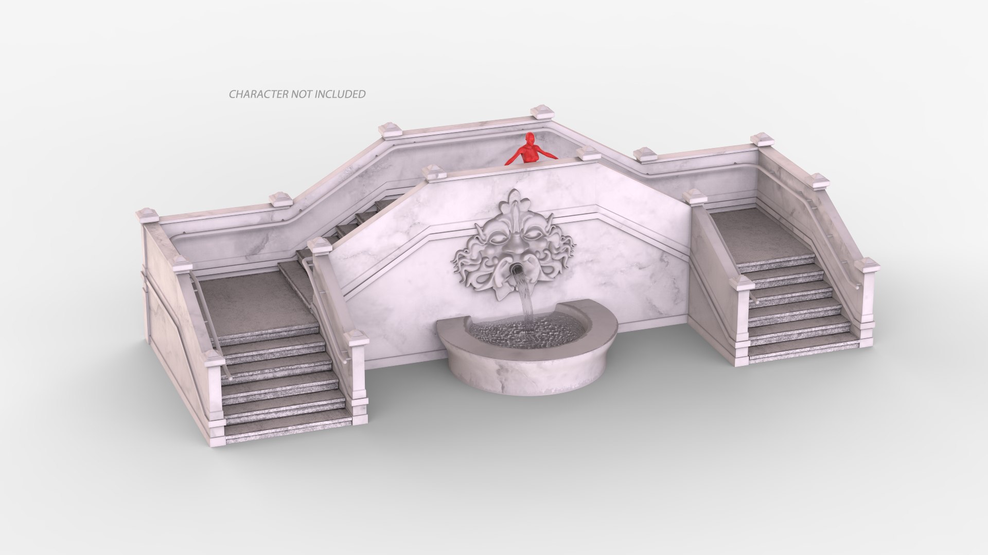 Castle Marble Staircase 3D Model - TurboSquid 2126971