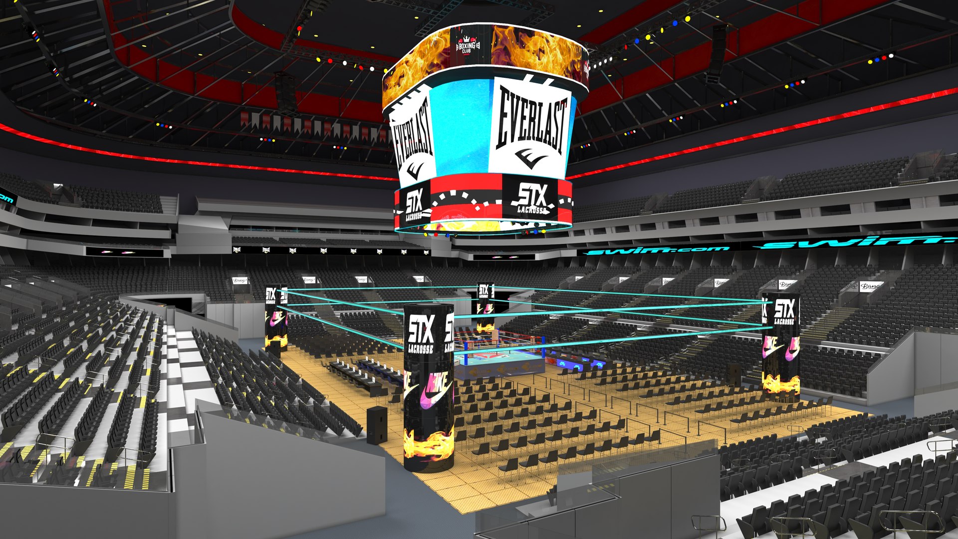Boxing Arena Model - TurboSquid 1791493
