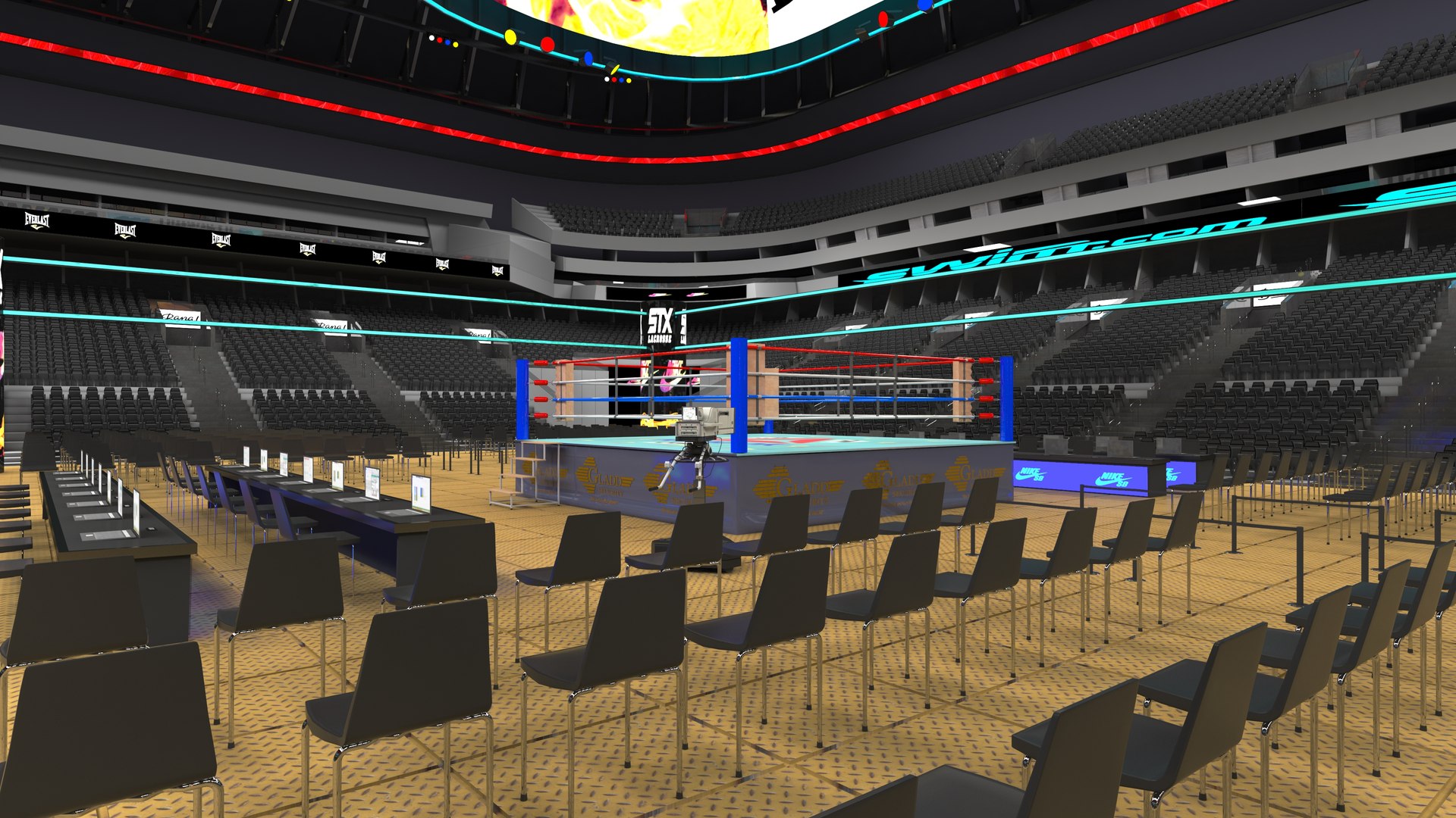 Boxing Arena Model - TurboSquid 1791493