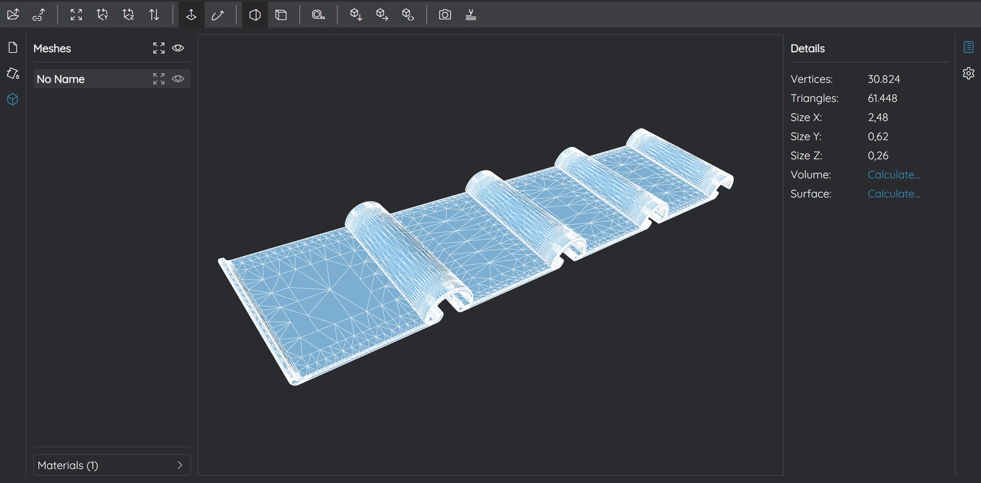 3D Model Roman Roof Tile - TurboSquid 2043689