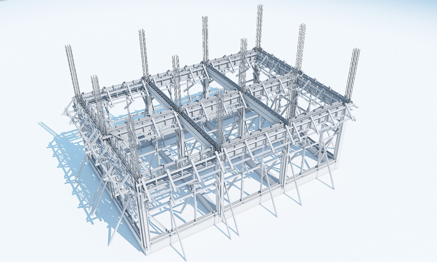 Structure House 3d Max