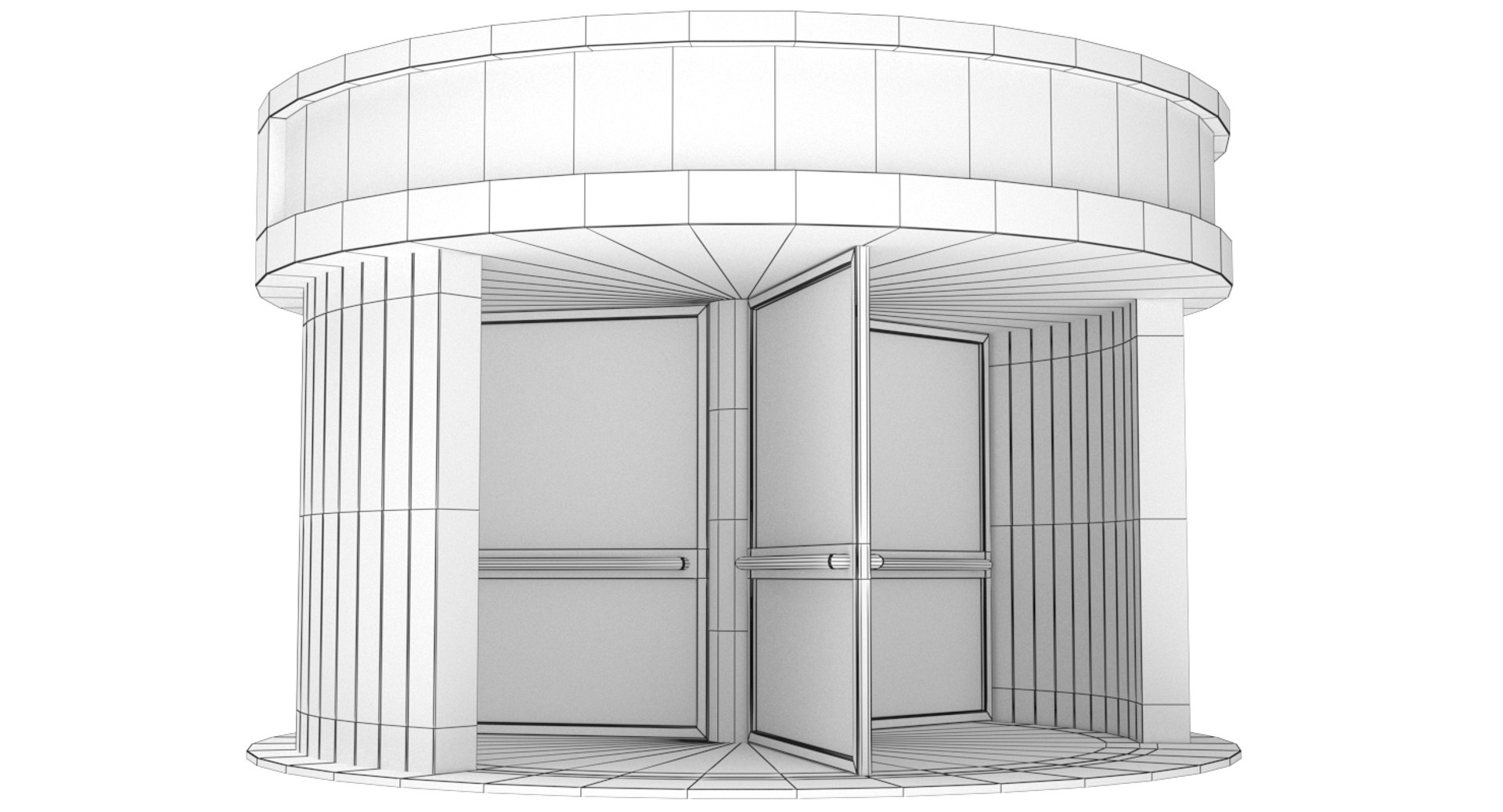 Spinning doors model - TurboSquid 1154465