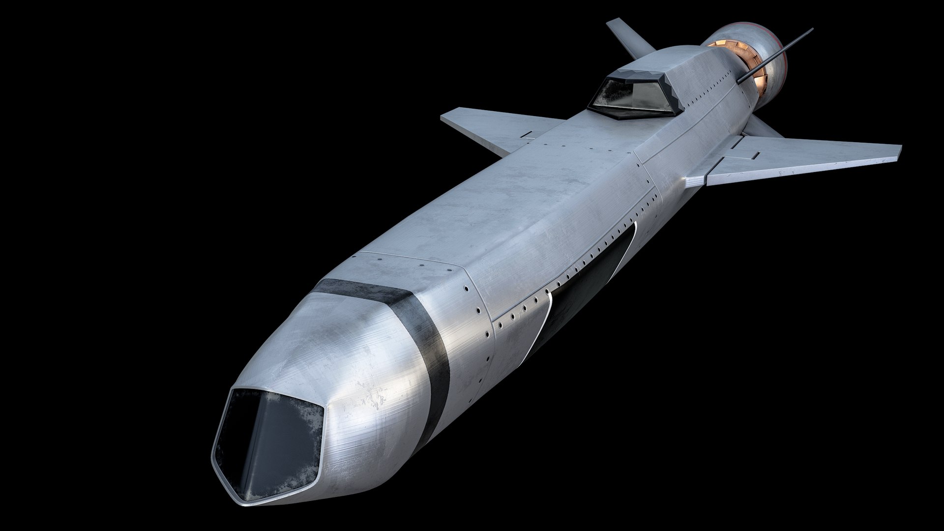 3D NSM Kongsberg Naval Strike Missile PBR - TurboSquid 2281051