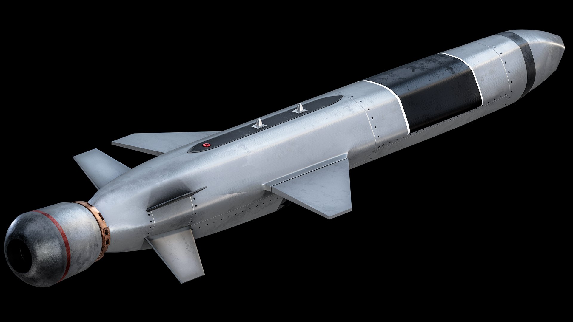 3D NSM Kongsberg Naval Strike Missile PBR - TurboSquid 2281051
