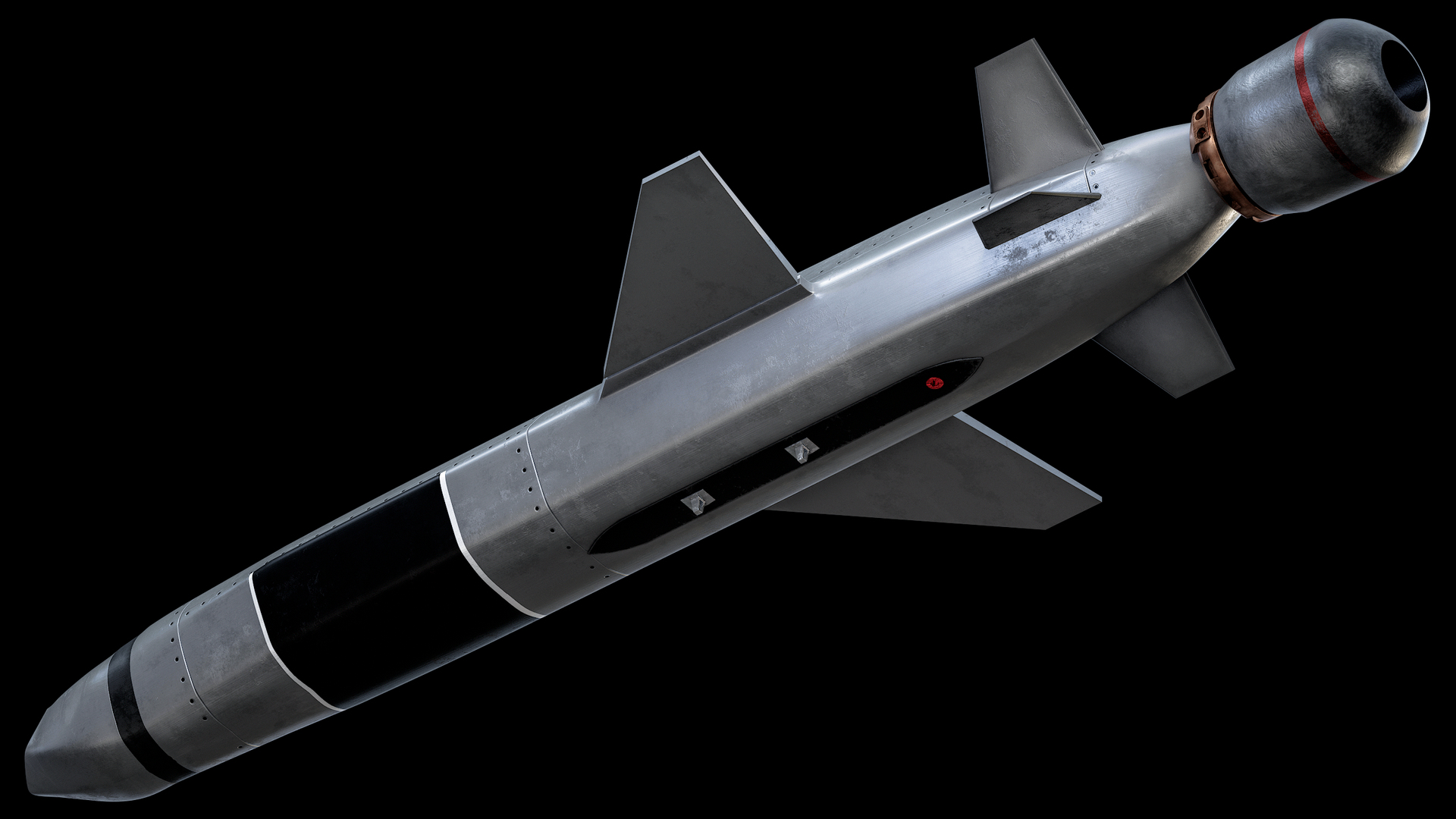 NSM Kongsberg Naval Strike Missile PBR 3D-Modell - TurboSquid 2281051