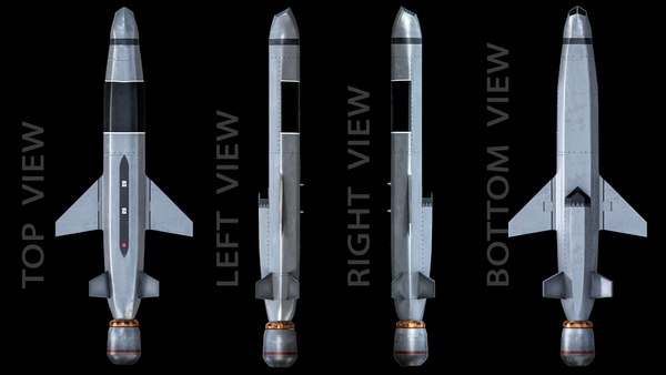 modelo 3d NSM Kongsberg Misil de ataque naval PBR - TurboSquid 2281051