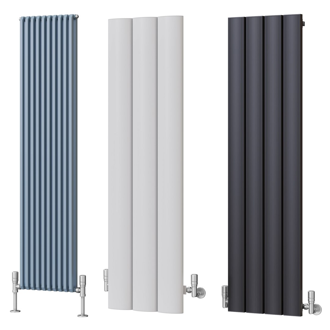 Vertical Radiators Model - TurboSquid 1444556