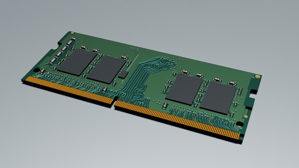 RAM 랜덤 액세스 메모리 카드 3D 모델 - TurboSquid 2212497