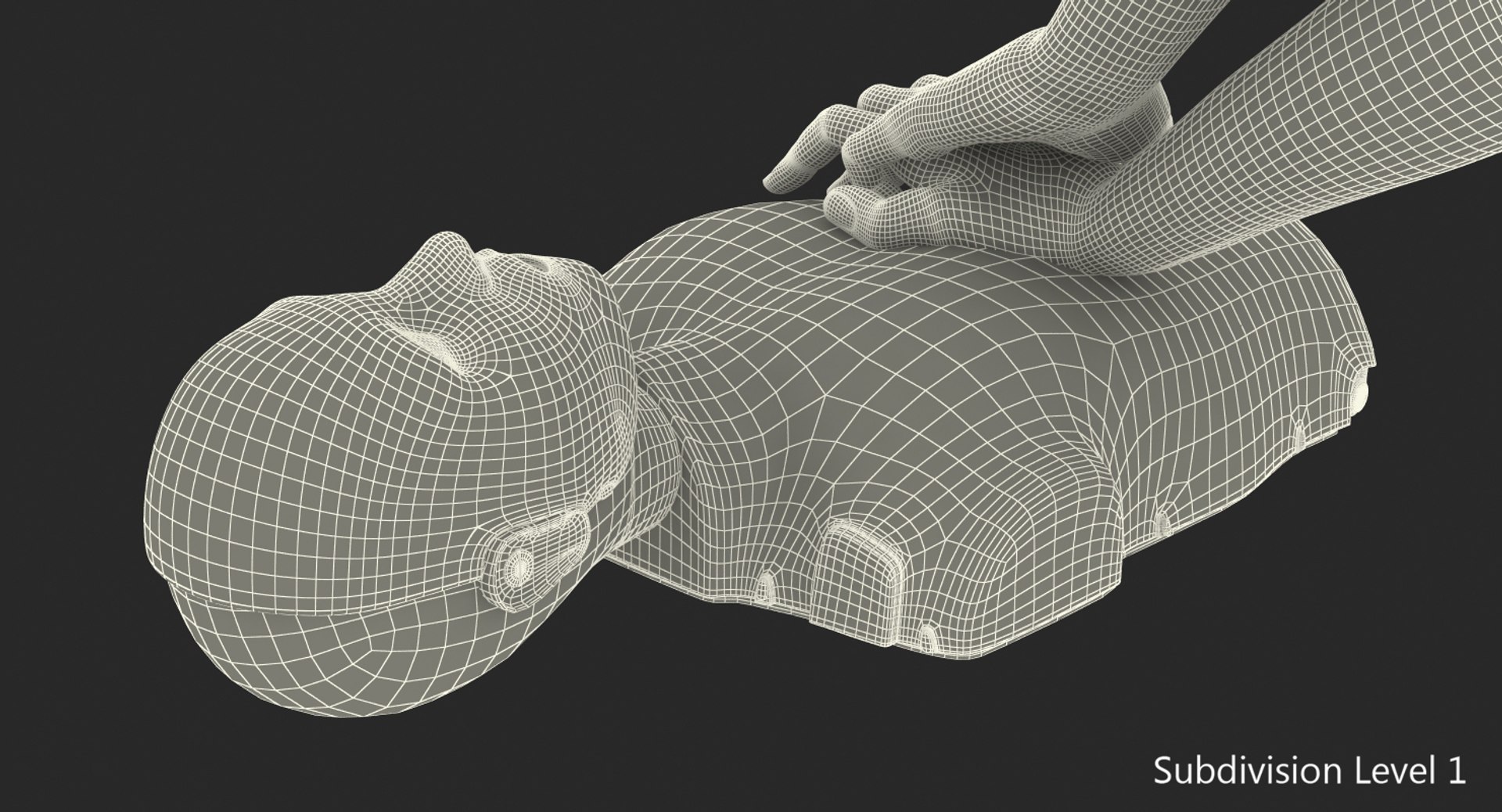 3D Aid Training Cpr Dummy Model - TurboSquid 1333083