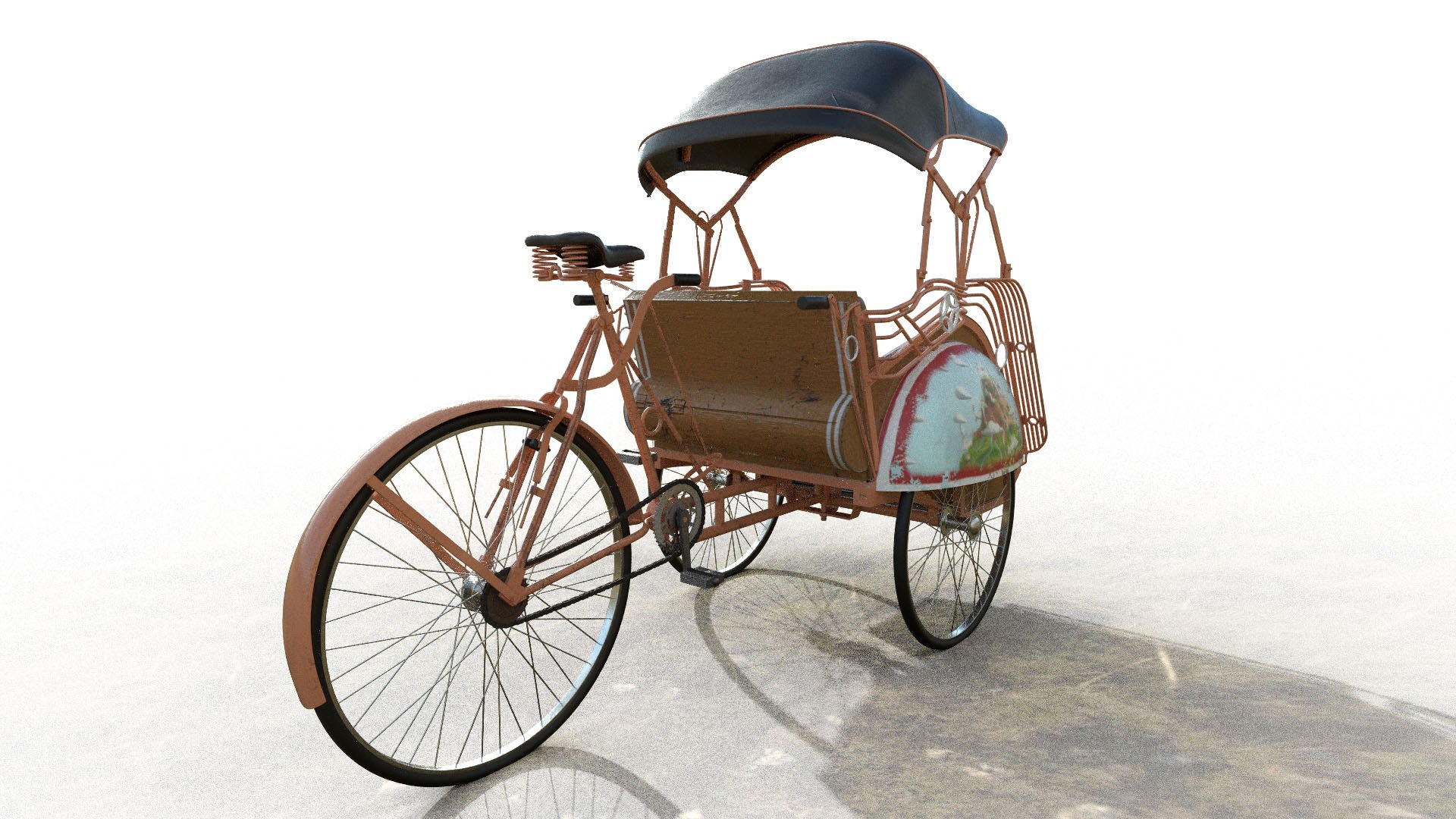 3D Model Traditional Vehicle - TurboSquid 1394594