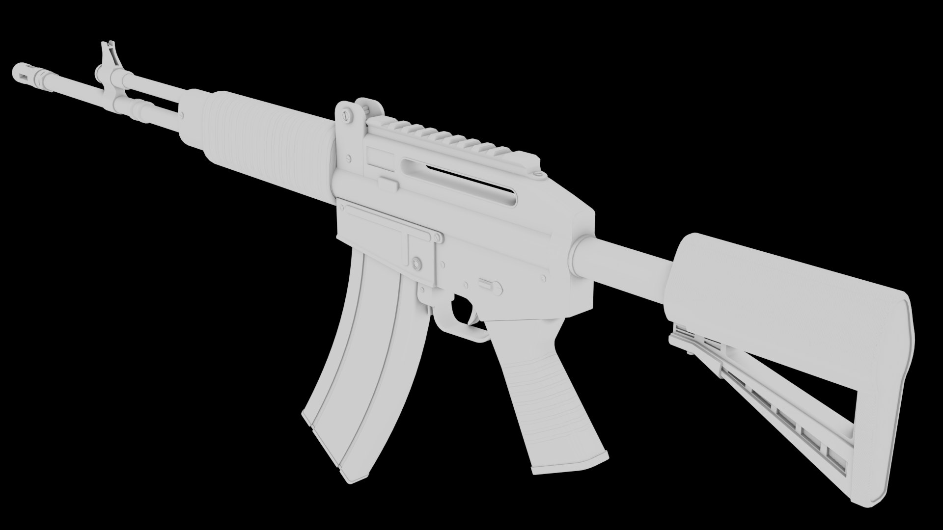 CAR-762 Custom Assault Rifle 3D Model - TurboSquid 2067692