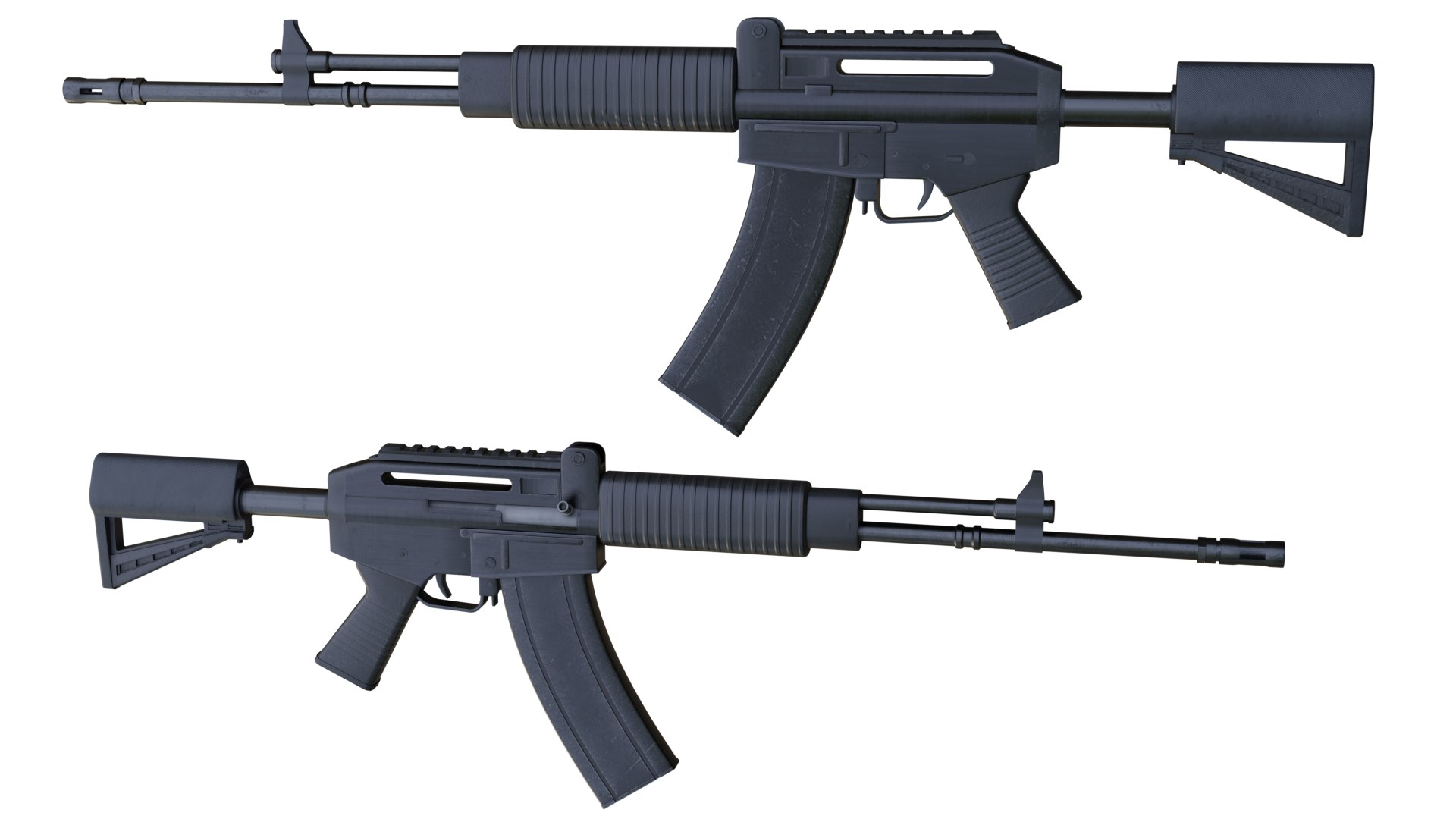 CAR-762 Custom Assault Rifle 3D Model - TurboSquid 2067692