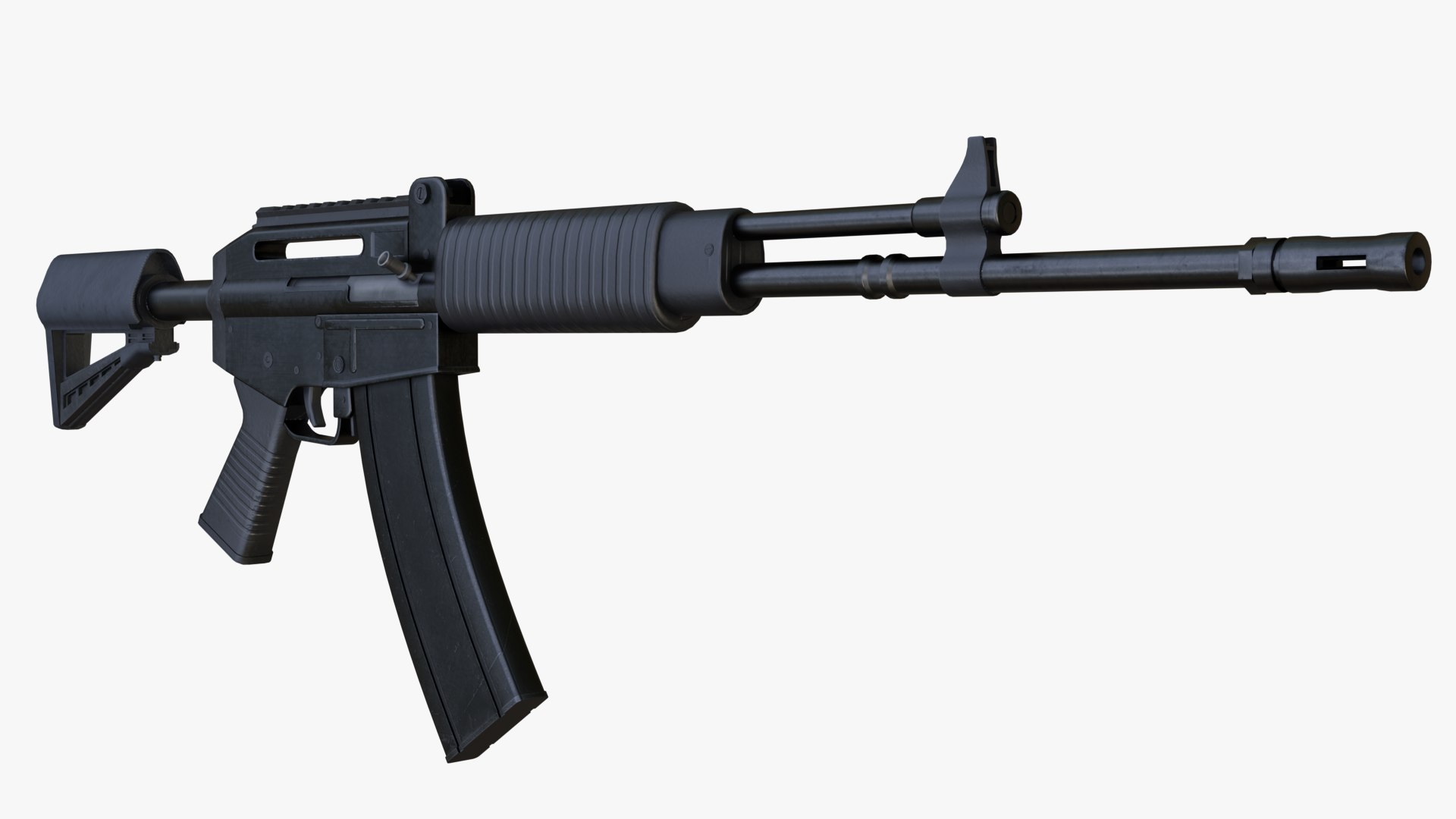 CAR-762 Custom Assault Rifle 3D Model - TurboSquid 2067692