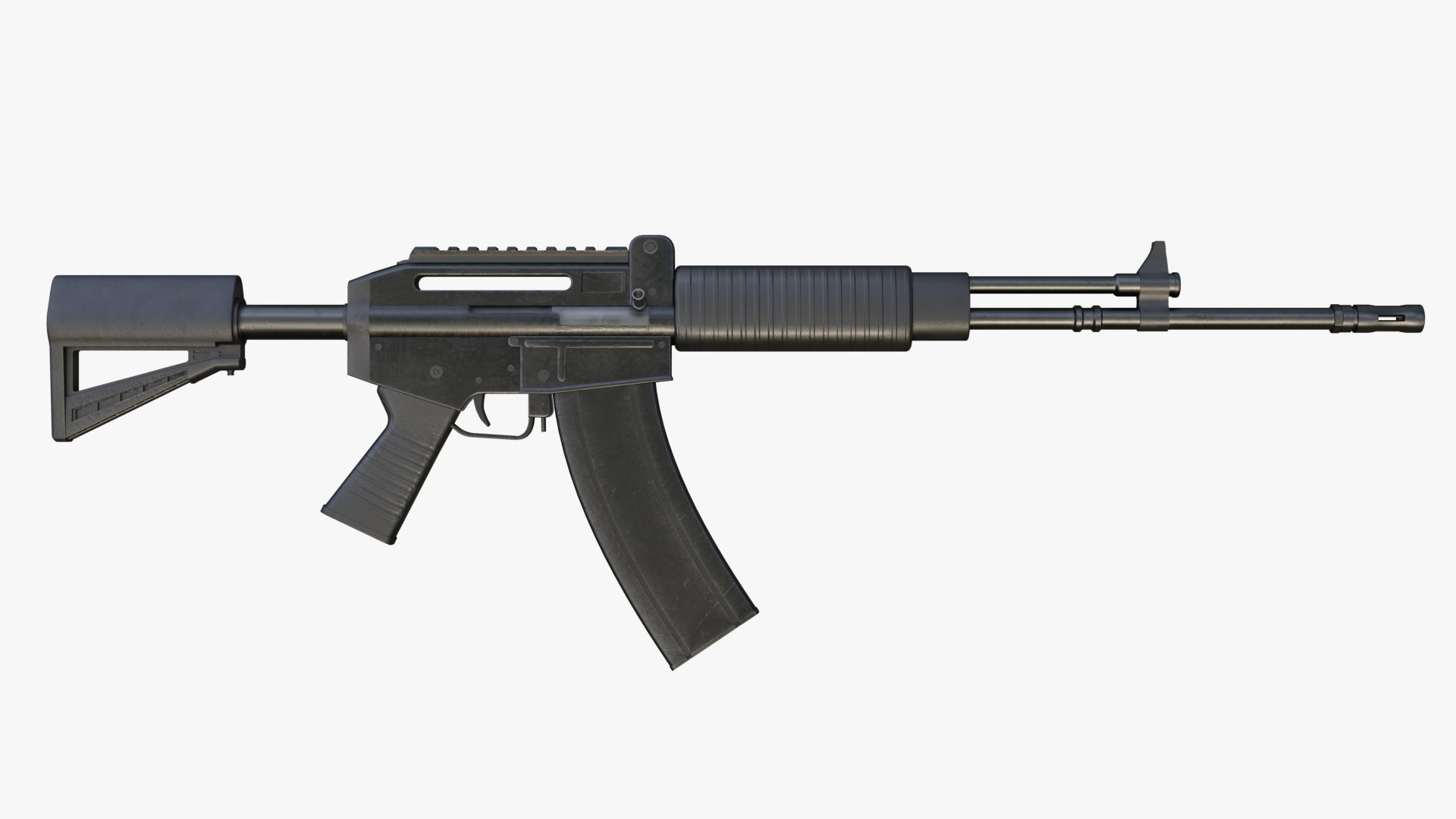 CAR-762 Custom Assault Rifle 3D Model - TurboSquid 2067692