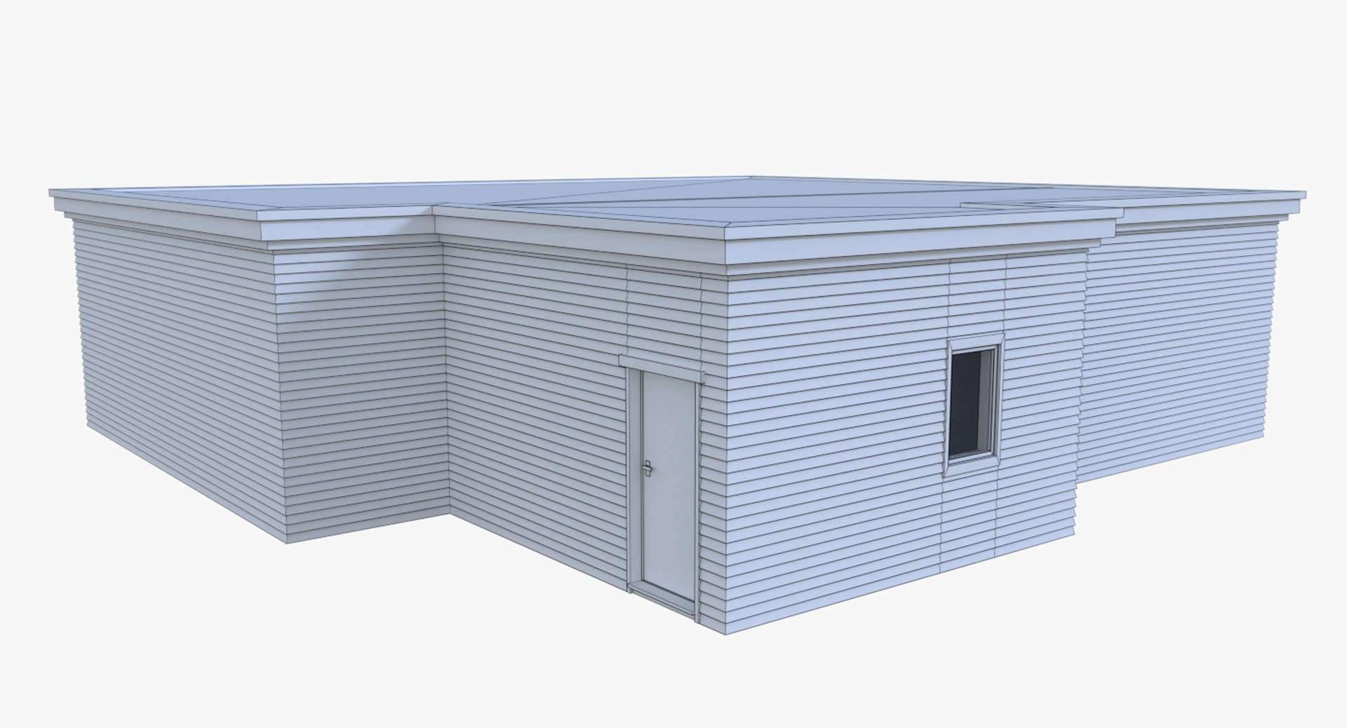3d Model Bar Building Interior