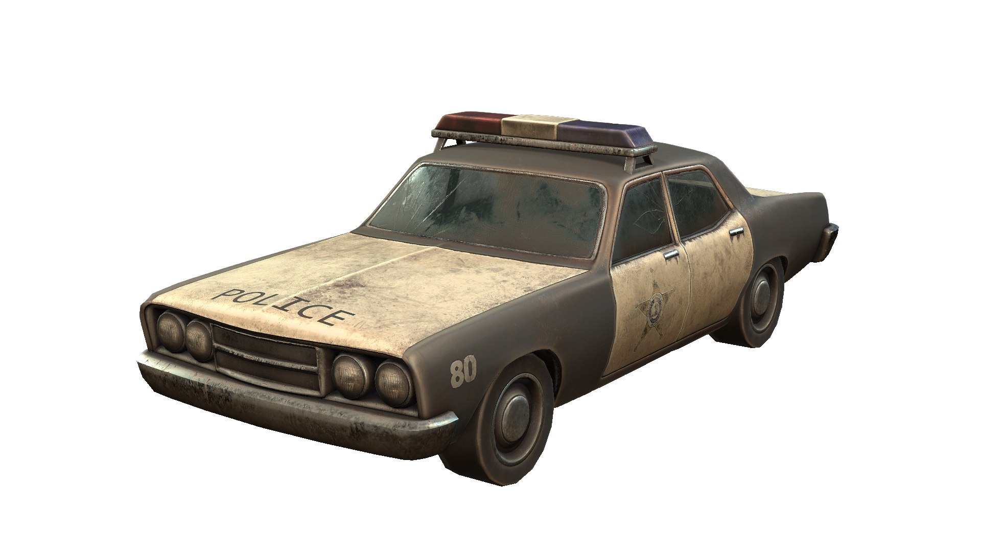3D Car Police Model - TurboSquid 2418163