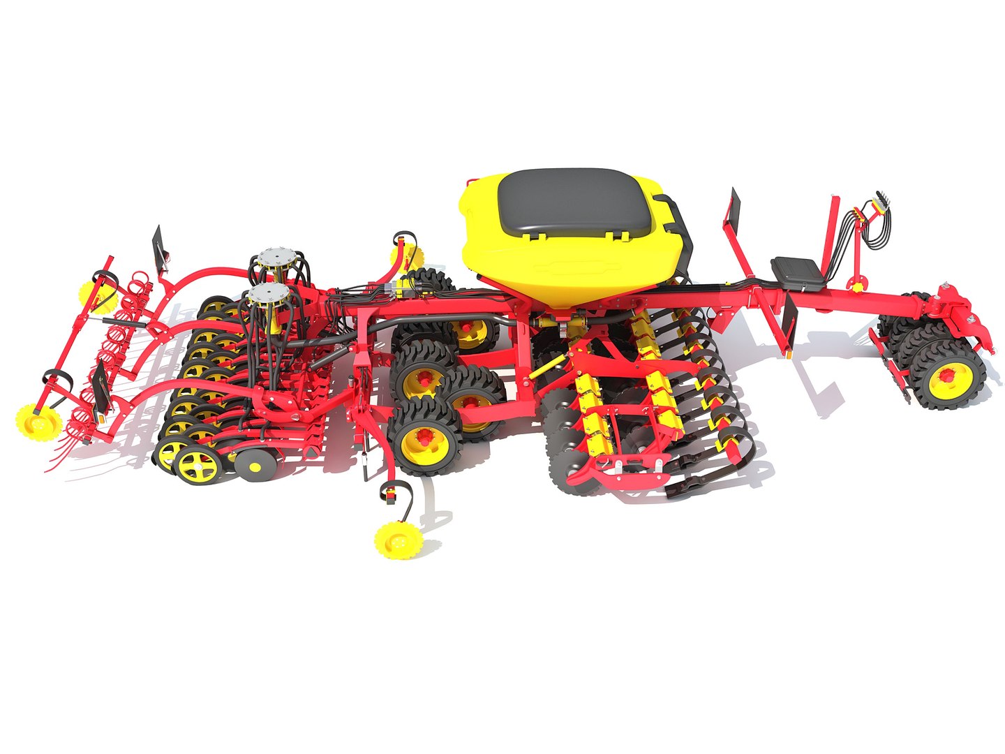 Seed Planter Machine Agricultural 3D Model - TurboSquid 1423956