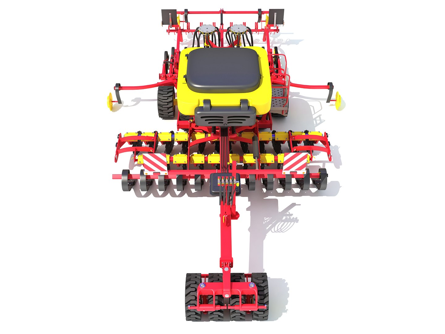 Seed Planter Machine Agricultural 3D Model - TurboSquid 1423956