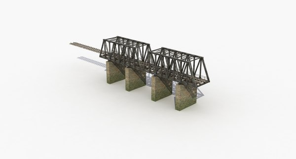 max modeled railway bridge