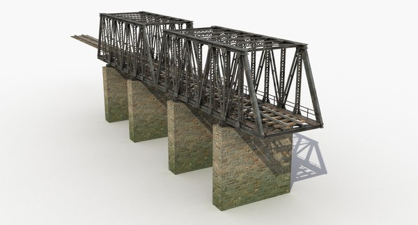 max modeled railway bridge