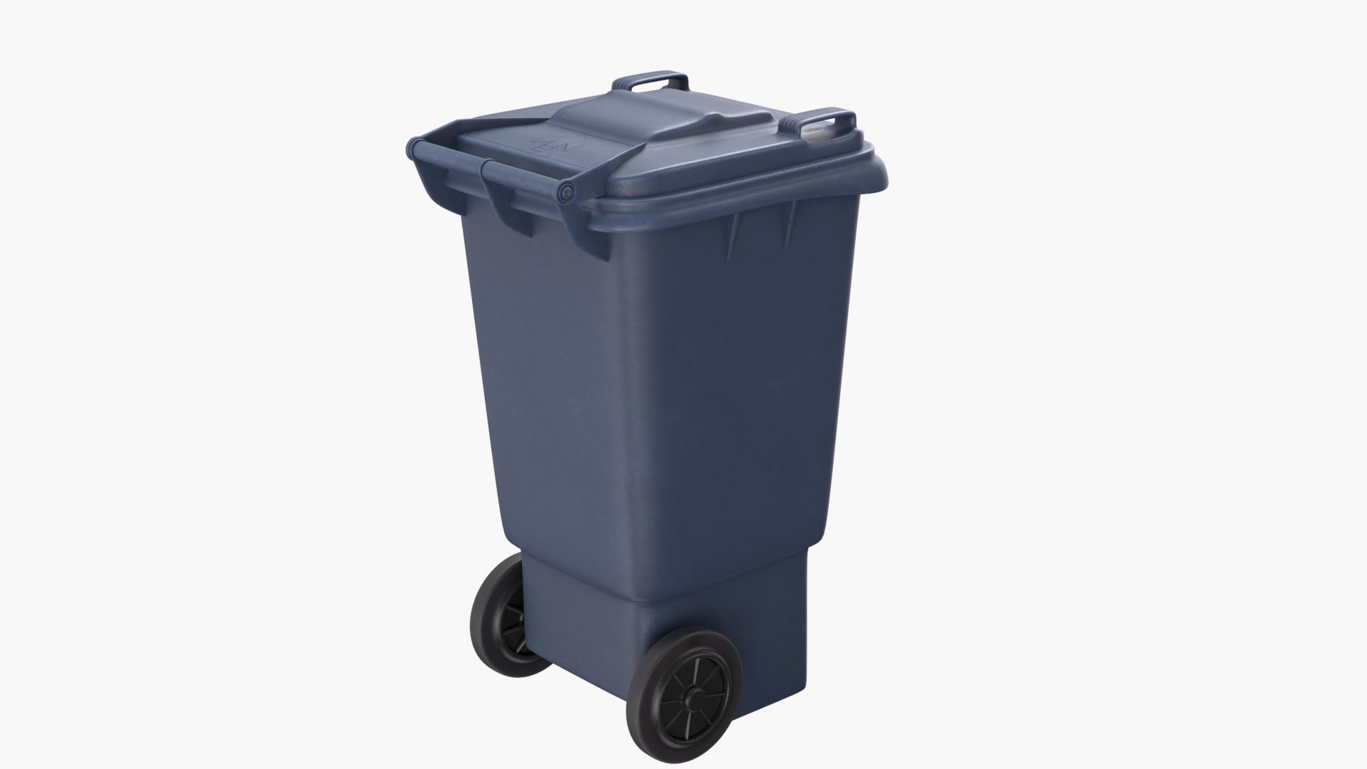 3D Standard Garbage Wheelie Bin - PBR 3D Model - TurboSquid 2337844