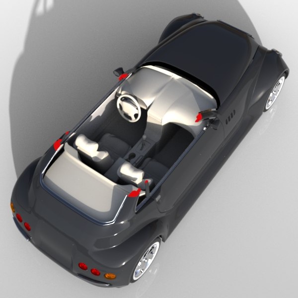 3d model concept car