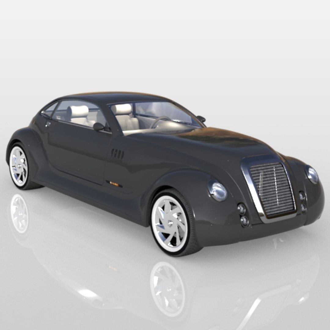 3d model concept car