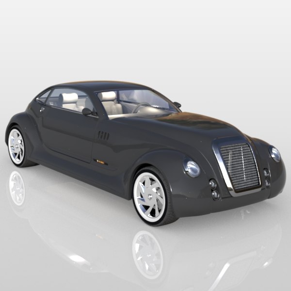 3d model concept car